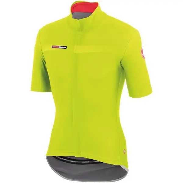 GABBA 2 Winter Jersey SS Fluro Yellow Medium - The Bicycle Emporium