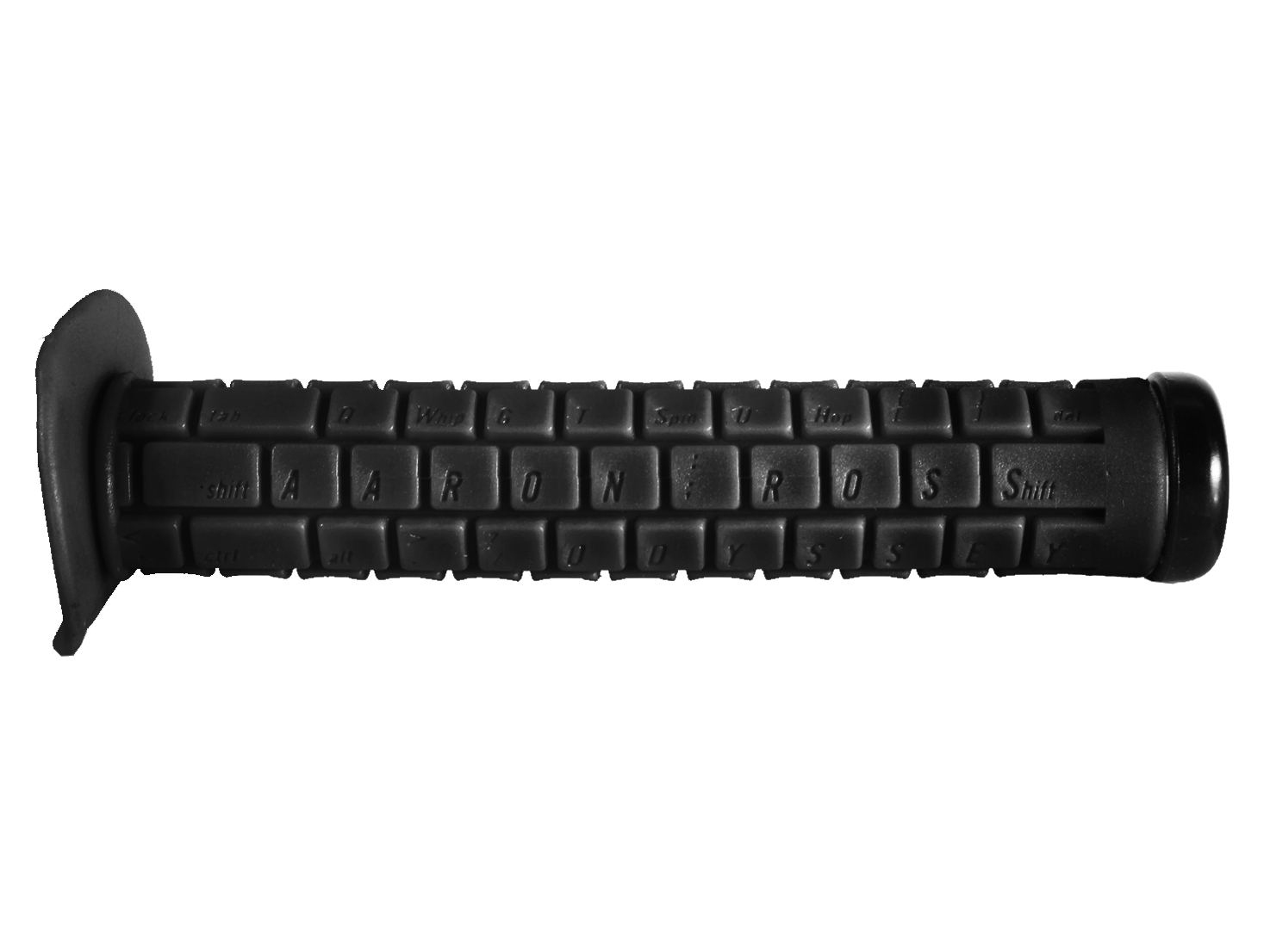 Grips AARON ROSS Keyboard 158mm Flanged Black - The Bicycle Emporium