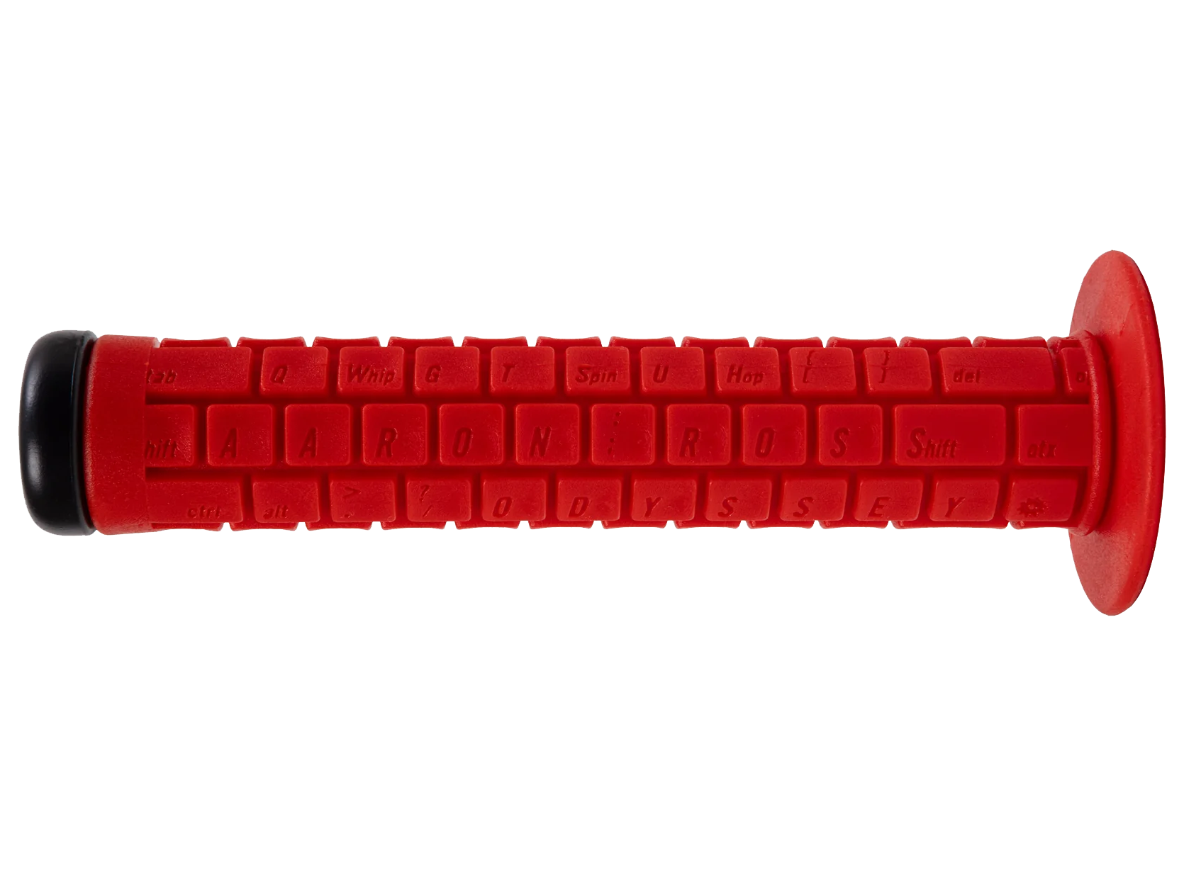 Grips AARON ROSS Keyboard 158mm Flanged Fire Engine Red - The Bicycle ...