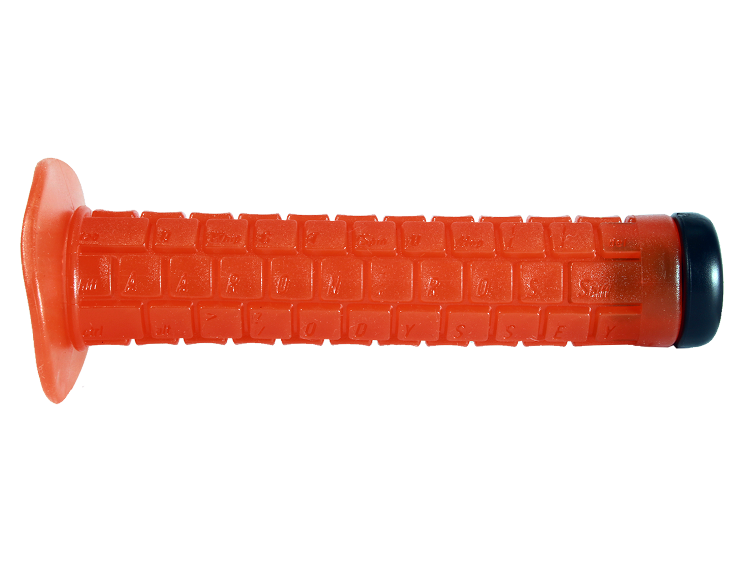 Grips AARON ROSS Keyboard 158mm Flanged Clear Tangerine - The Bicycle ...