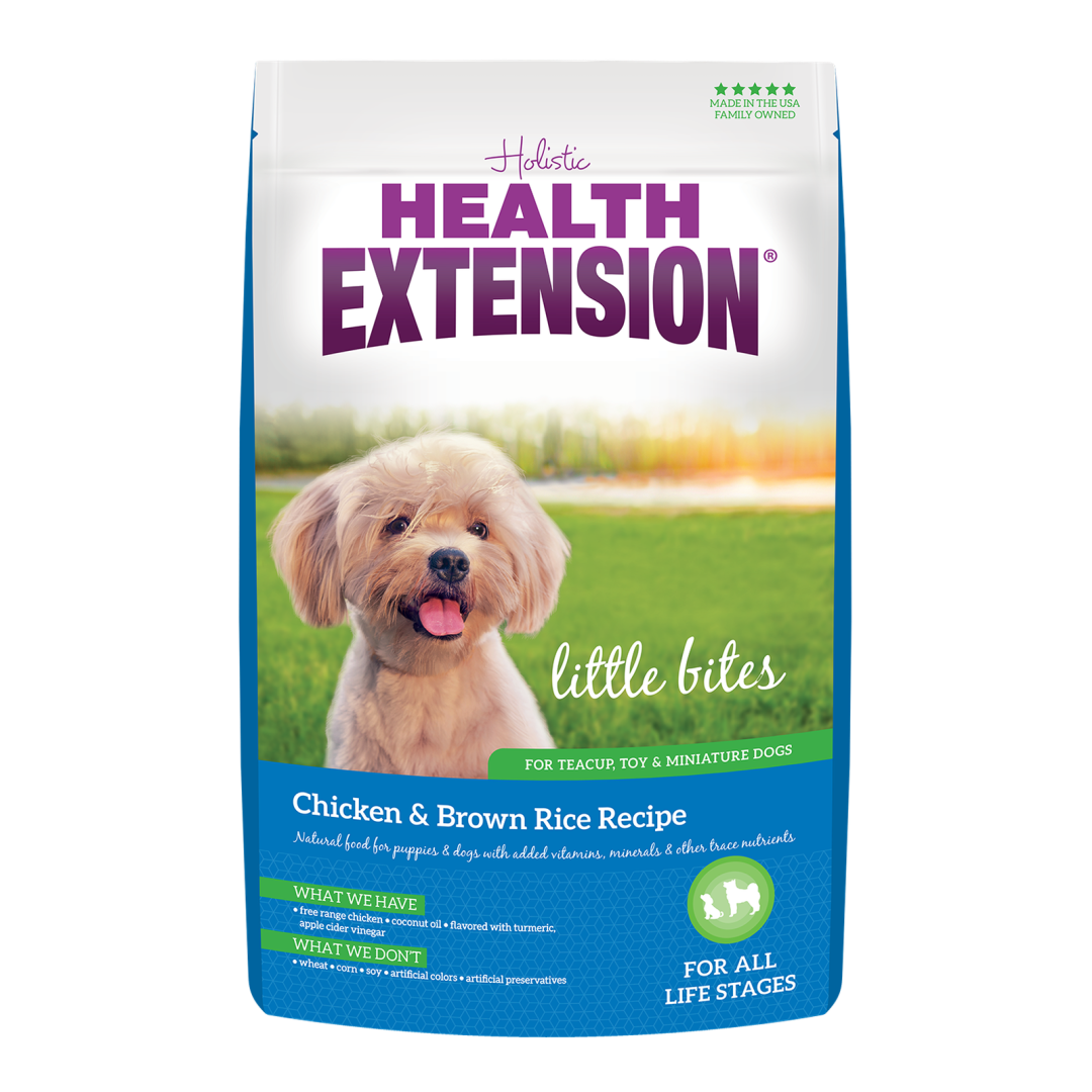 Health Extension Little Bites Chicken And Brown Rice Dry Dog Food ...
