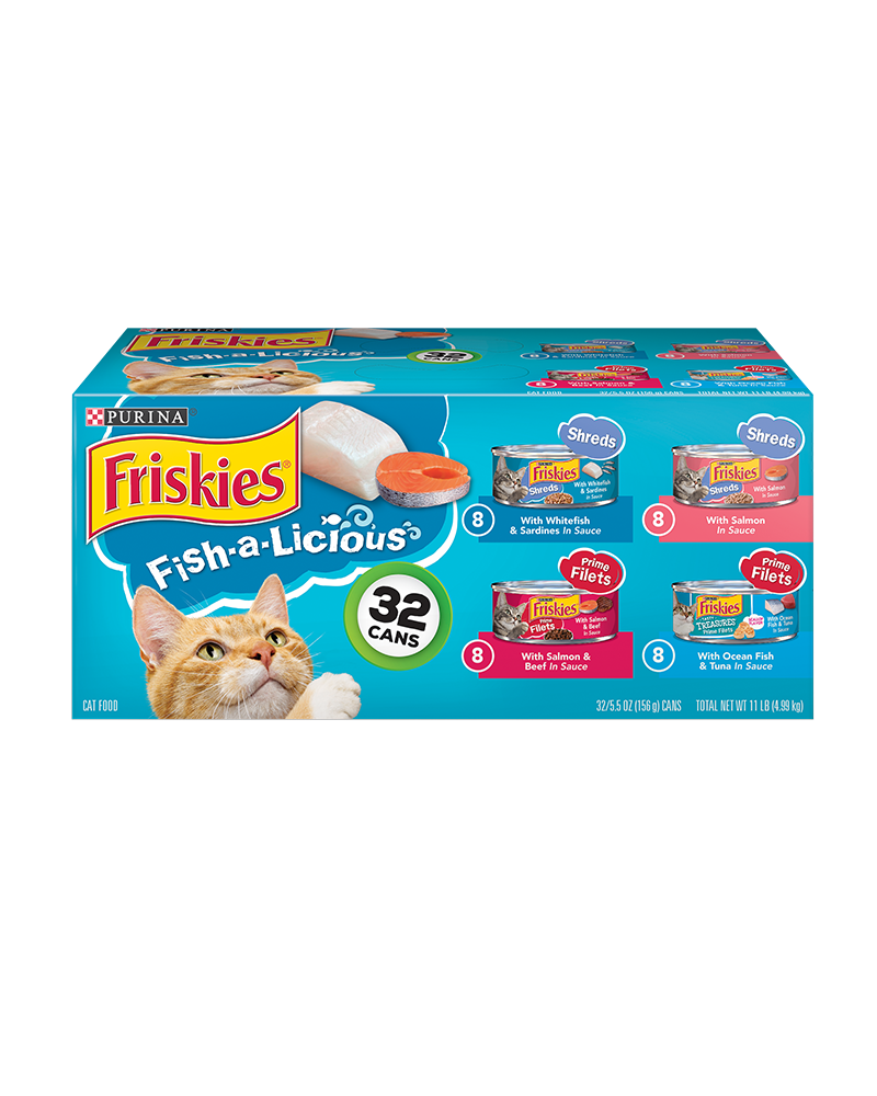 Friskies Friskies Fishalicious Variety Pack 32 X 5.5 Oz - Noah's Ark