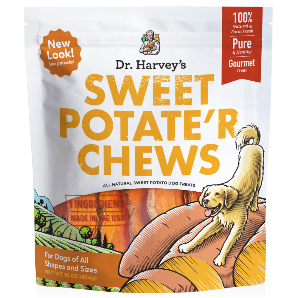 Dr. Harvey's Sweet Potate'r Dog Chews 16oz - Noah's Ark
