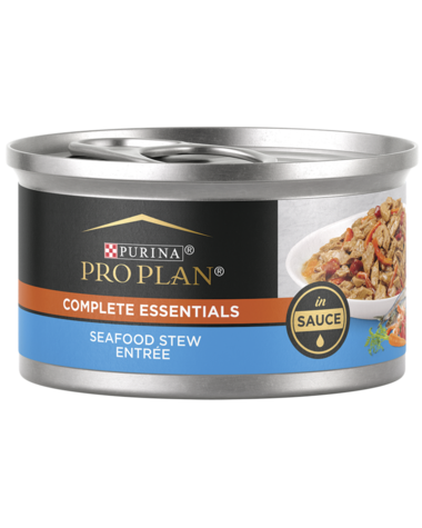 Pro Plan Savor Adult Seafood Stew Entree In Sauce Canned Cat Food 3 oz ...