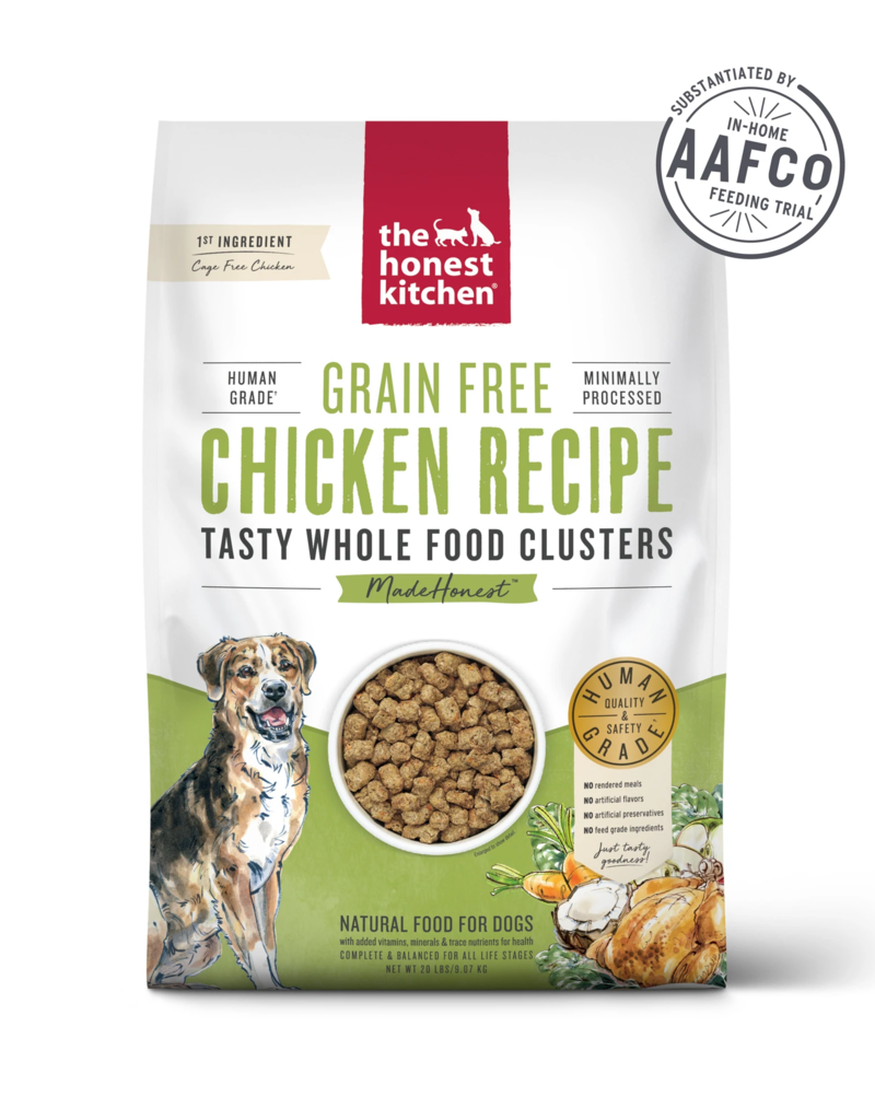 The Honest Kitchen Whole Food Clusters Grain Free Chicken Dog Food ...