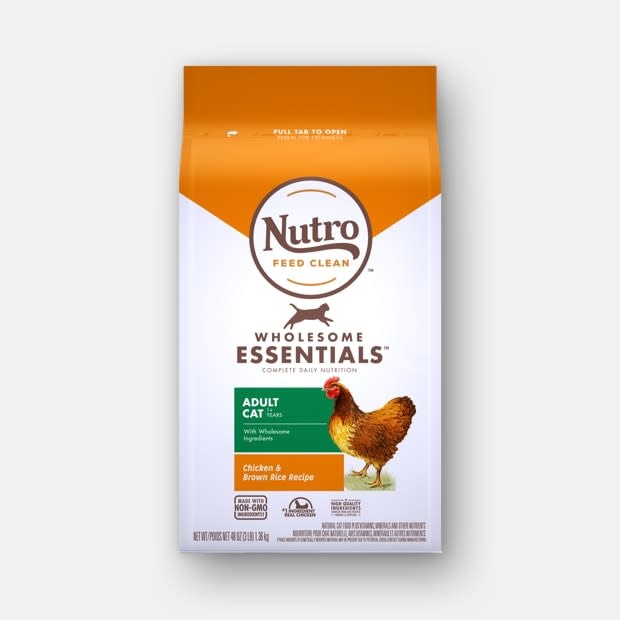 Nutro Wholesome Essentials Adult Chicken And Brown Rice Cat Food 5 LB - Noah's Ark