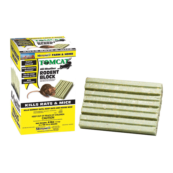 Tomcat All-Weather Rodent Block 4 LBS - Noah's Ark