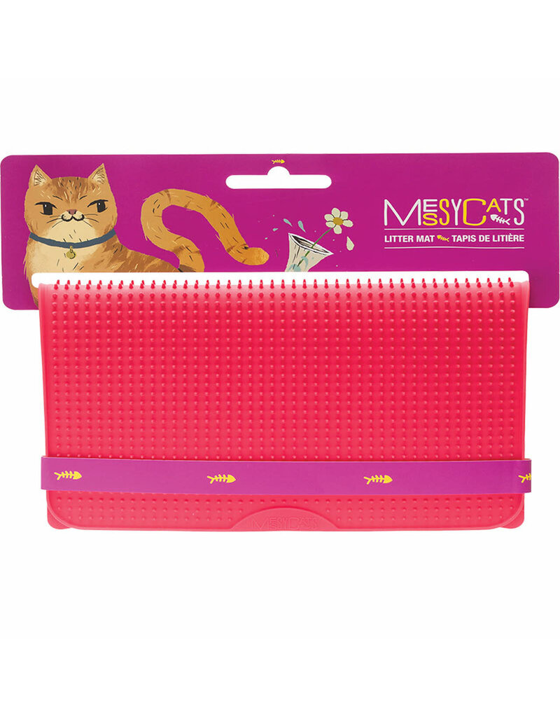 Messy Mutts Silicone Litter Mat With Graduated Spikes - Noah's Ark