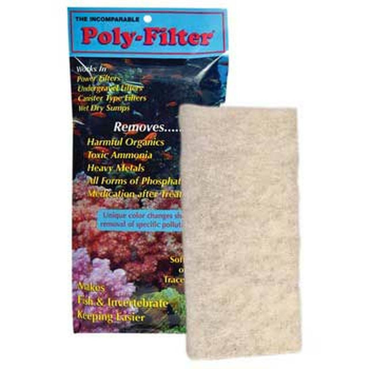 Poly Bio Marine Poly Bio Marine Poly Filter 4Inx8In - Noah's Ark