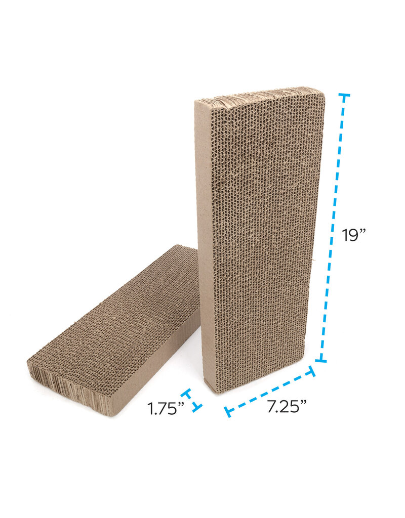 Cardboard Cat Scratchers Ware 5 Pack Corrugated Cardboard Replacement ...