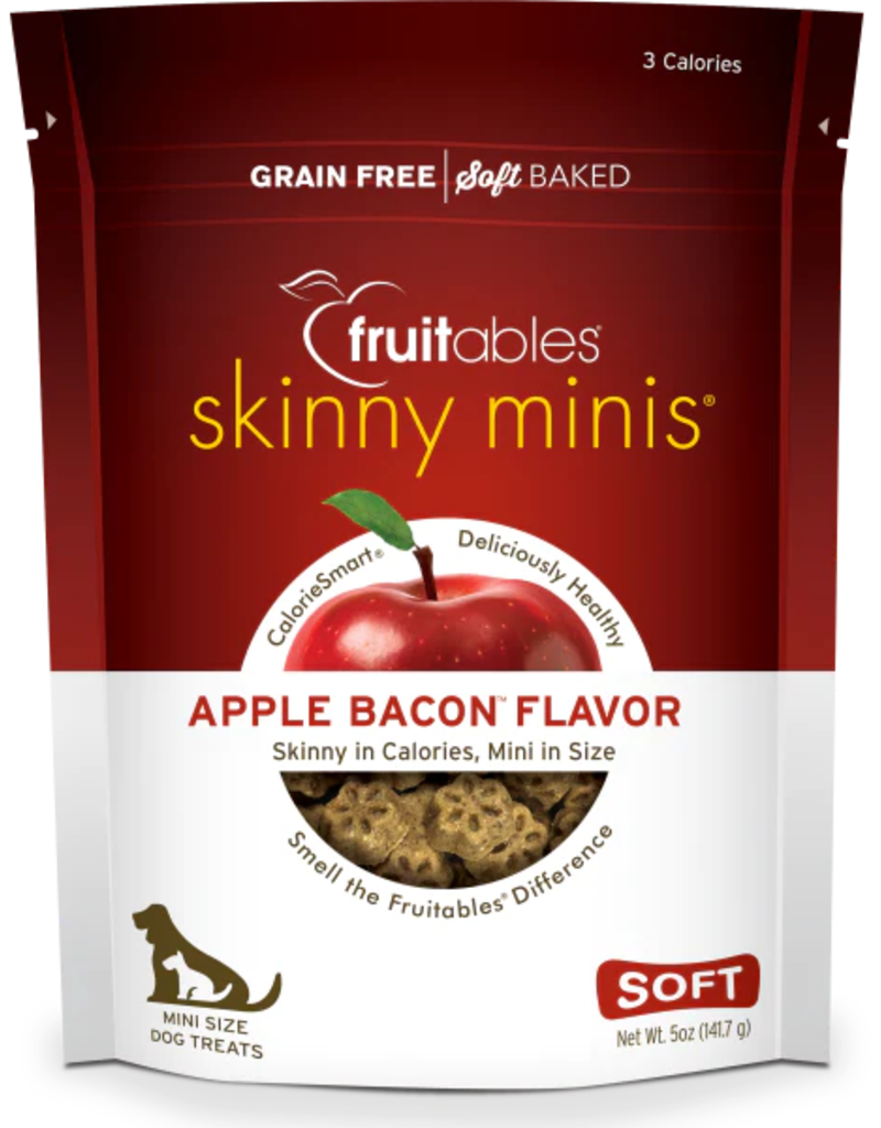 Fruitables Fruitables Chewy Skinny Minis Apple Bacon Dog Treats - Noah ...