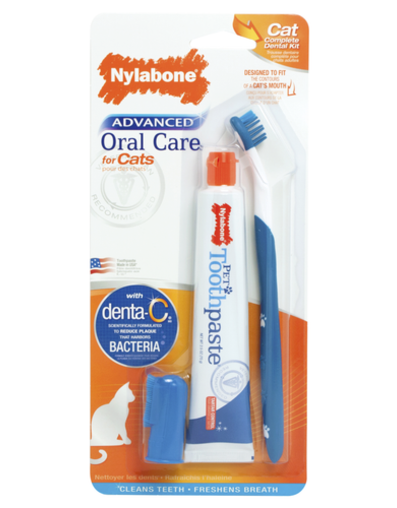 Nylabone Nylabone Advanced Oral Care Cat Dental Kit - Noah's Ark