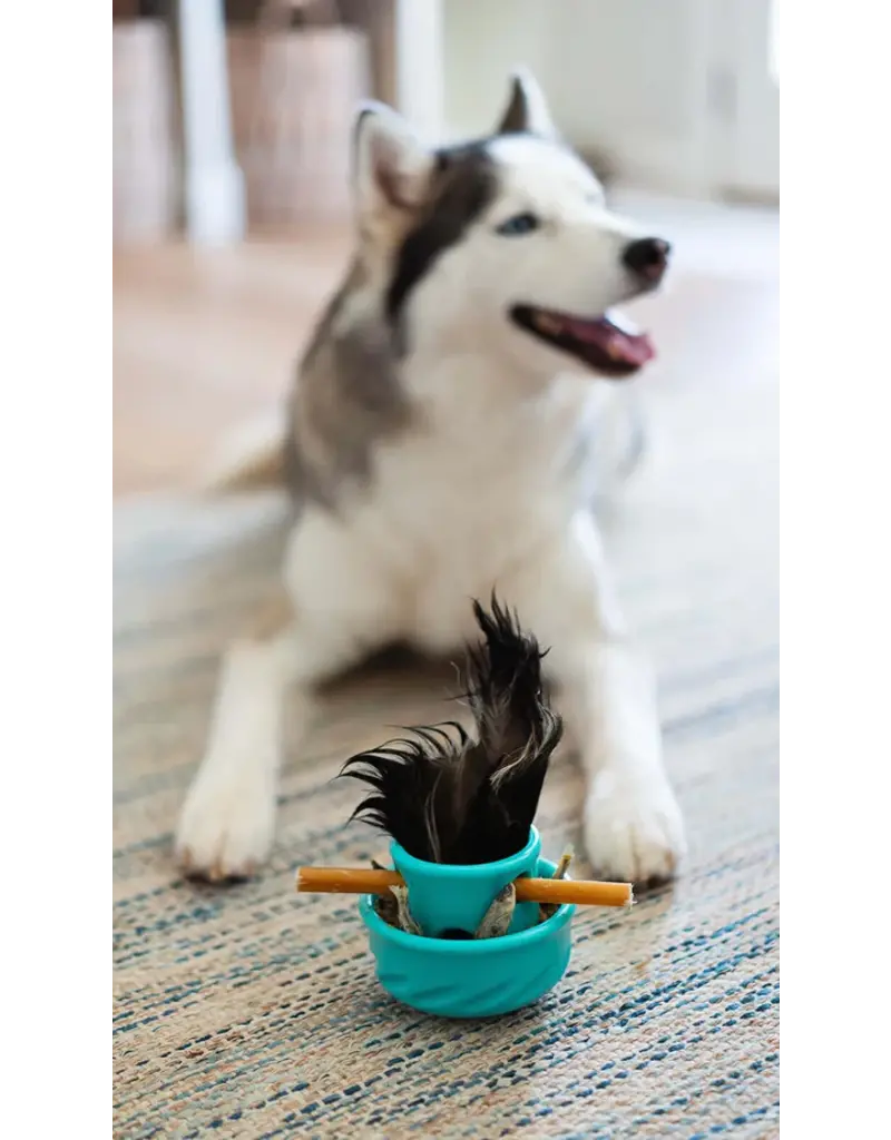 Messy Mutts Totally Pooched Puzzle N Play Mushroom Dog Enrichment Toy ...