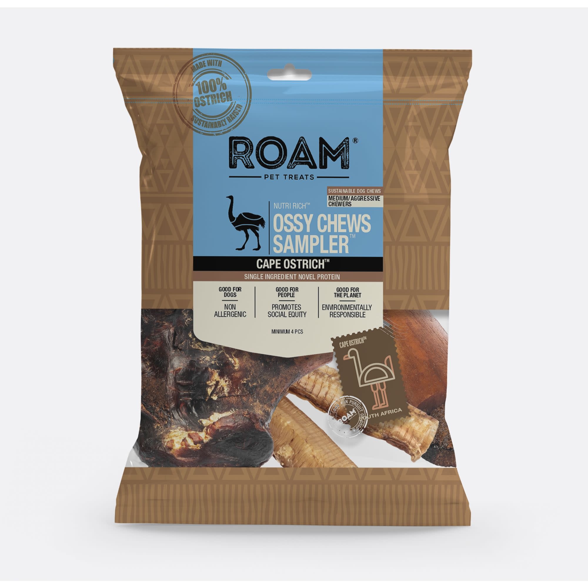 Roam Ossy Chews Sampler 4pk - Noah's Ark
