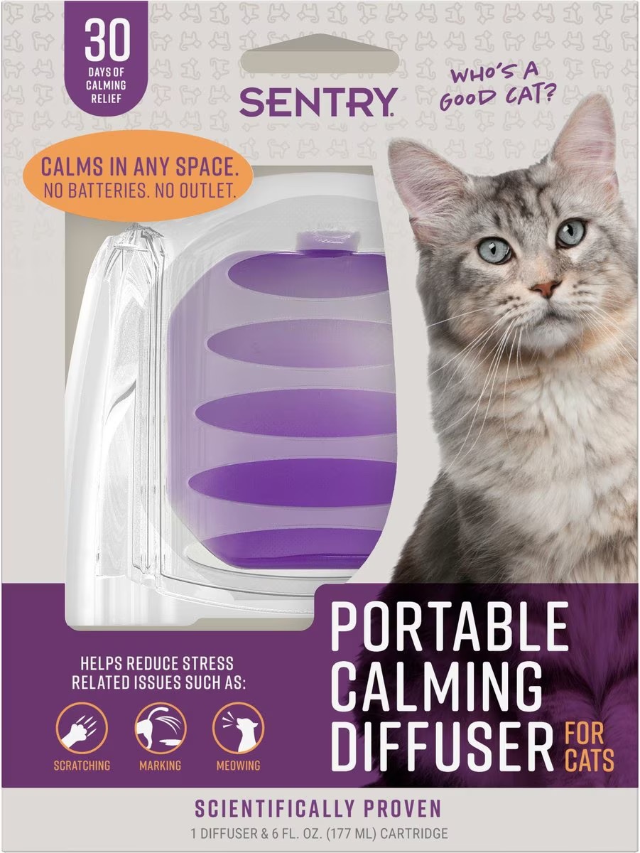 Sentry Portable Calming Diffuser for Cats - Noah's Ark