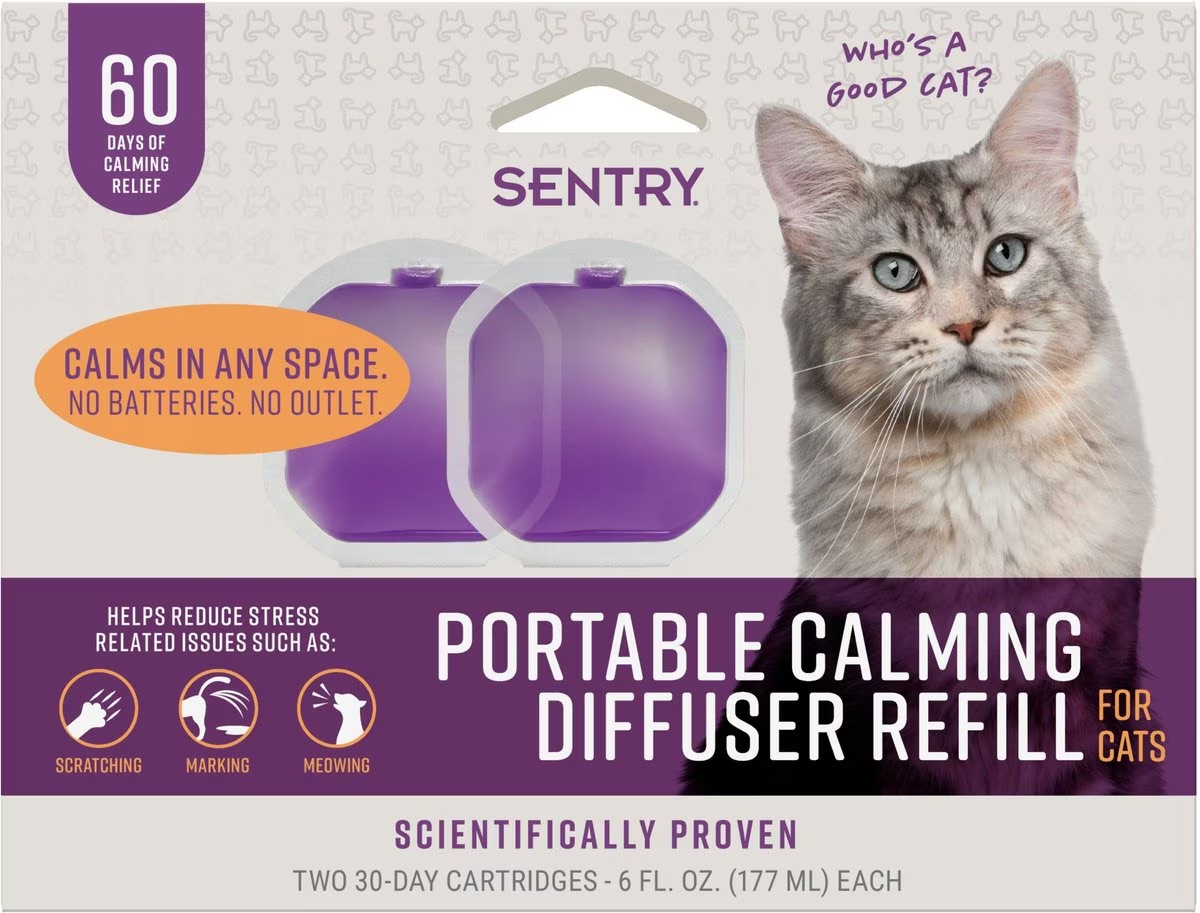 Sentry Portable Calming Diffuser Refill for Cats - Noah's Ark