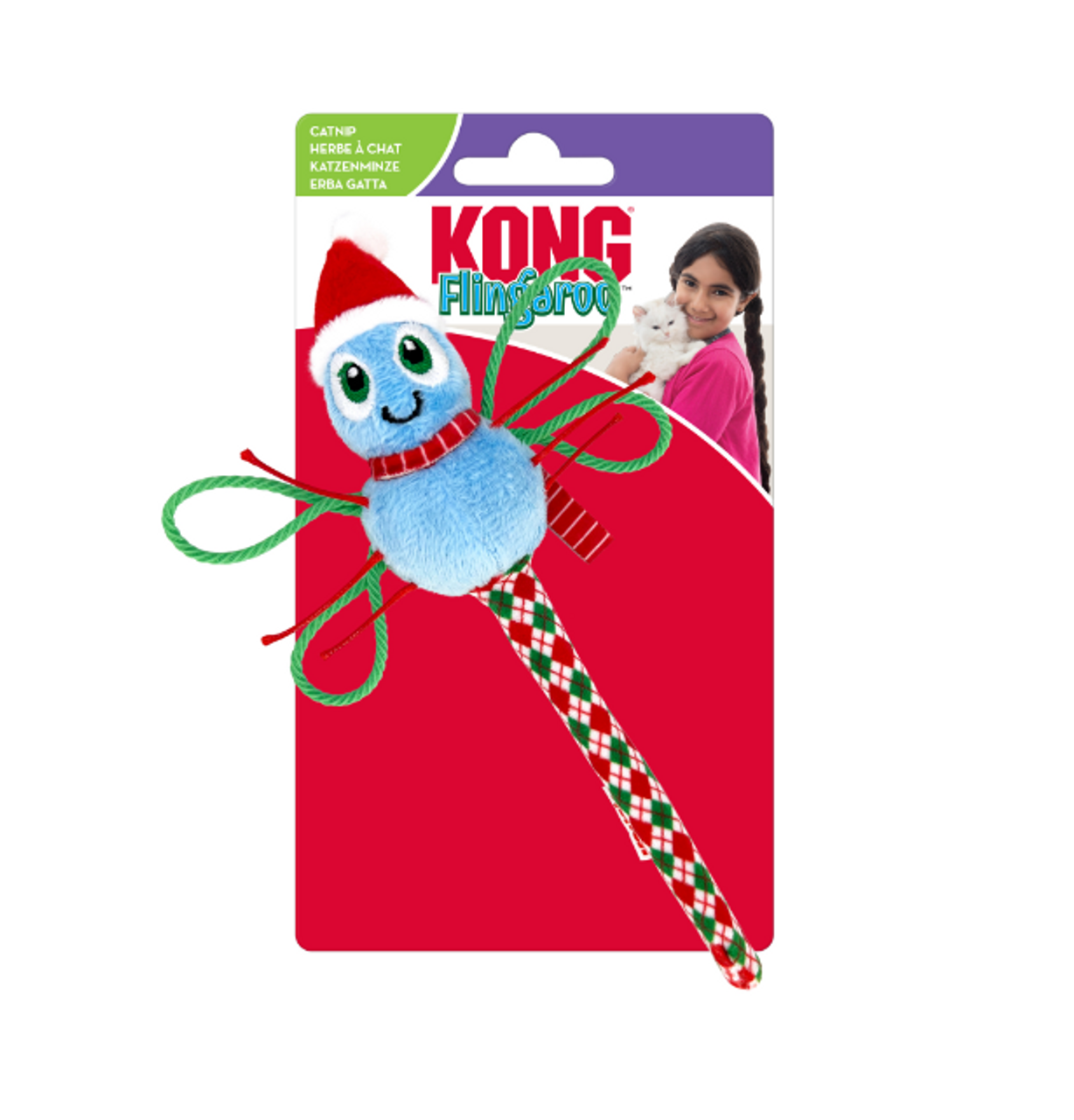 Kong Holiday Flingeroo Dragonfly Cat Toy - Noah's Ark