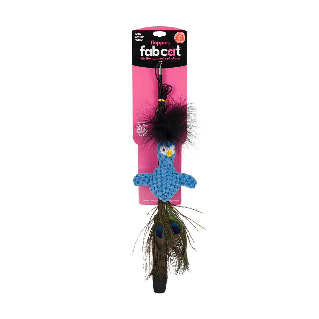 Fab Dog Cat Toy Faball Teaser Peacock - Noah's Ark
