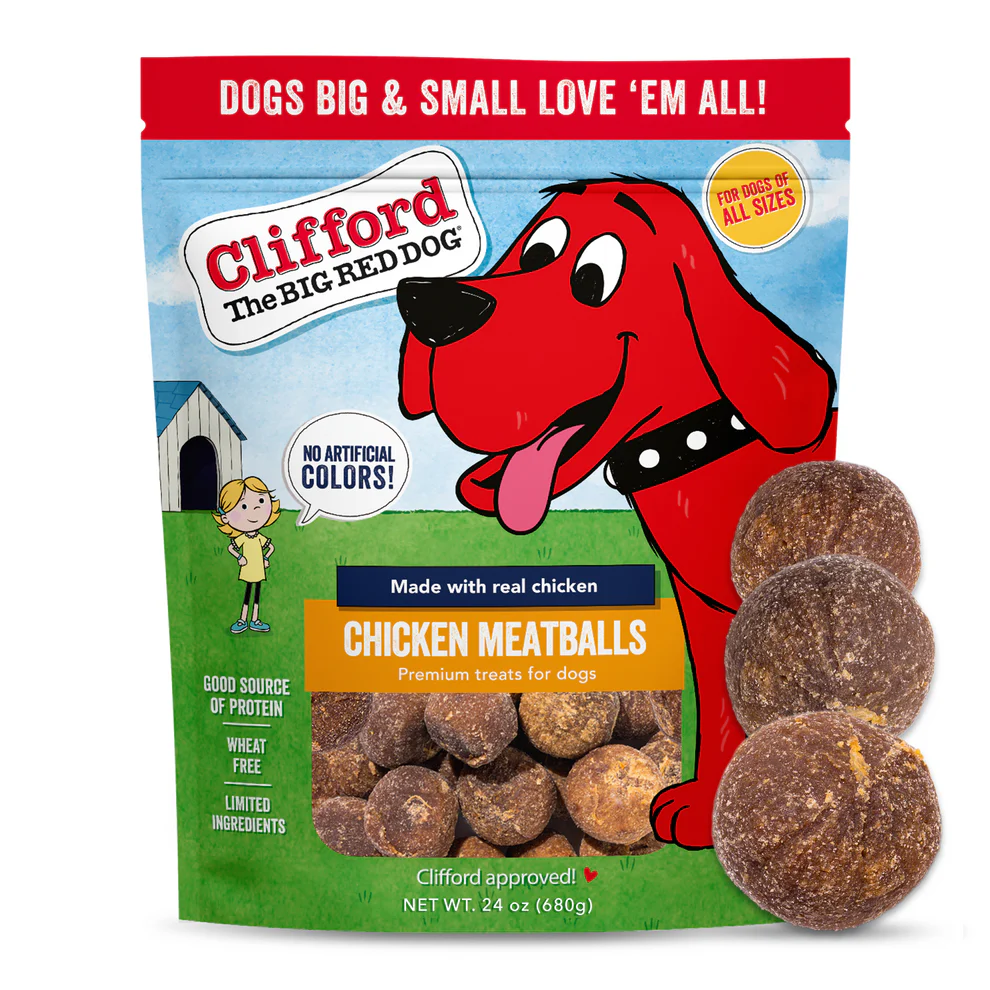 Clifford Soft and Chewy Meatballs Dog Treat Chicken 6 Oz - Noah's Ark