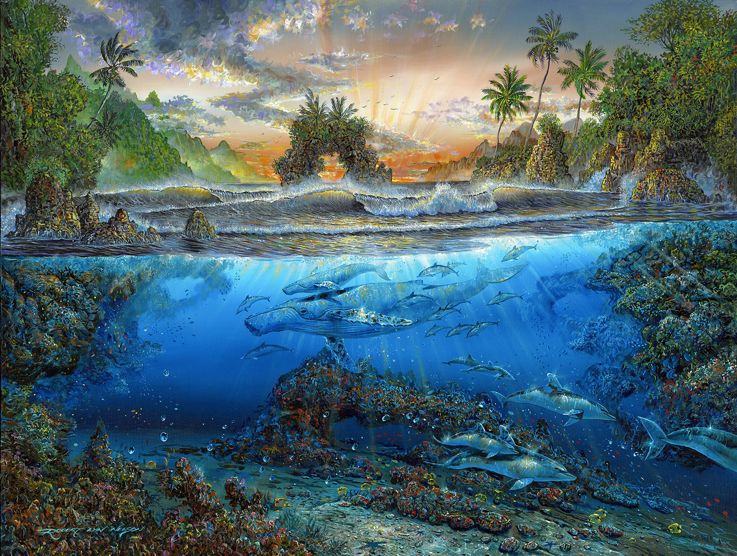 Sunsout Secret Cove Puzzle 500 Pieces - Family Crests & Puzzled Etc