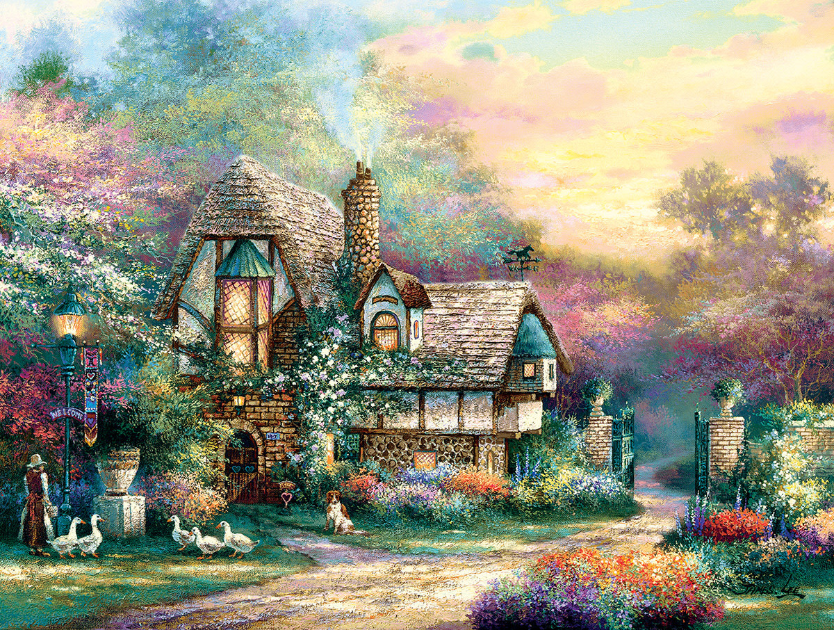 Sunsout Weekend Retreat Puzzle 300 Large Pieces - Family Crests ...