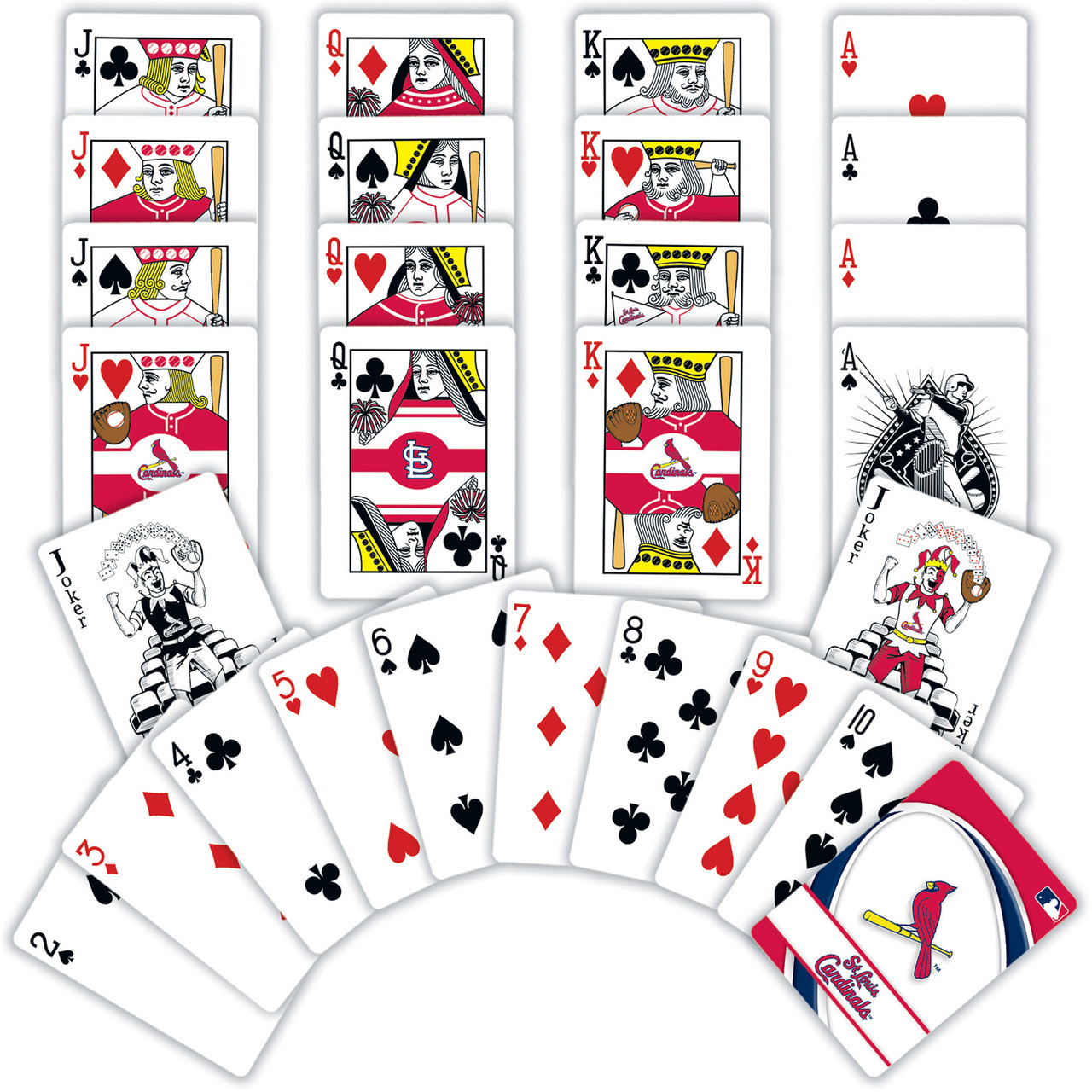 St.Louis Cardinal Playing Cards - Family Crests & Puzzled Etc