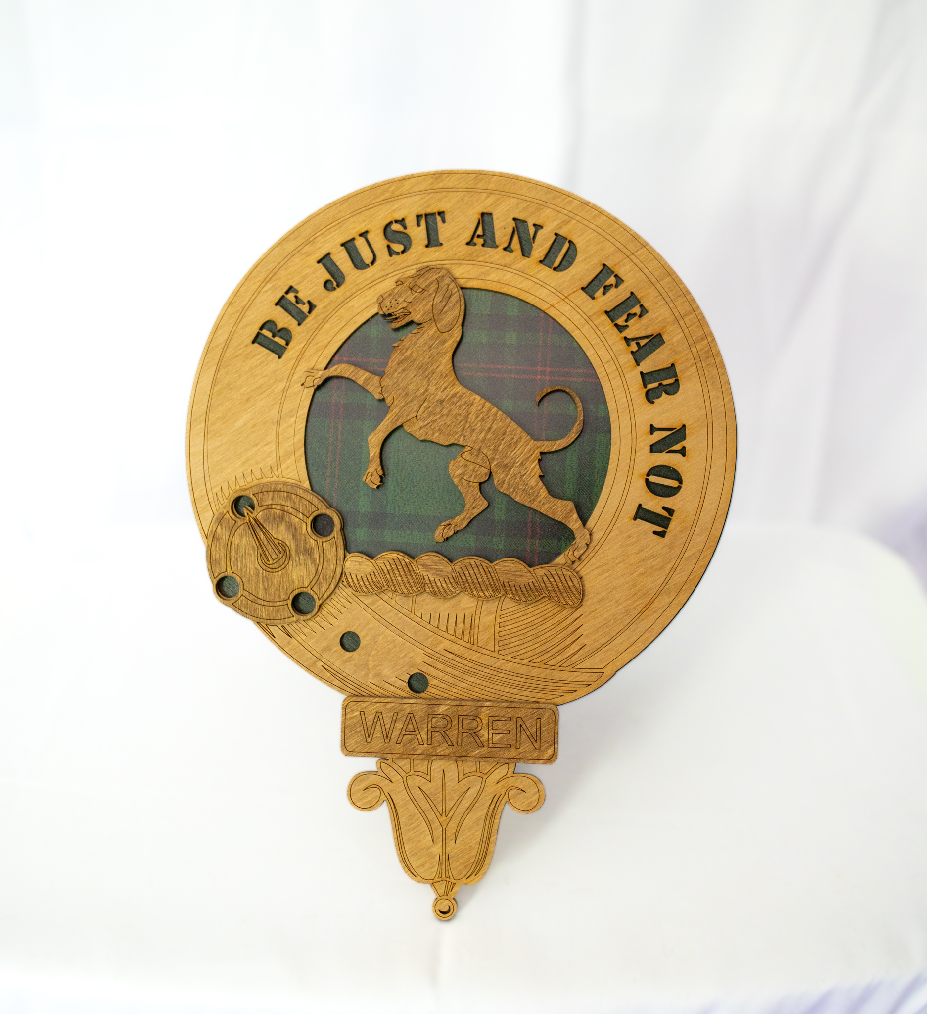 Copy of Touch Not the Cat: Laser Cut - Family Crests & Puzzled Etc