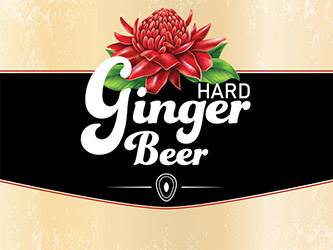 Hard Ginger Labels 30/Ct - 3rd Horse Craft Beverage Supply