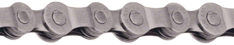 SRAM PC-830 Chain - 6, 7, 8-Speed, 114 Links, Gray - Conifer Bike Shop