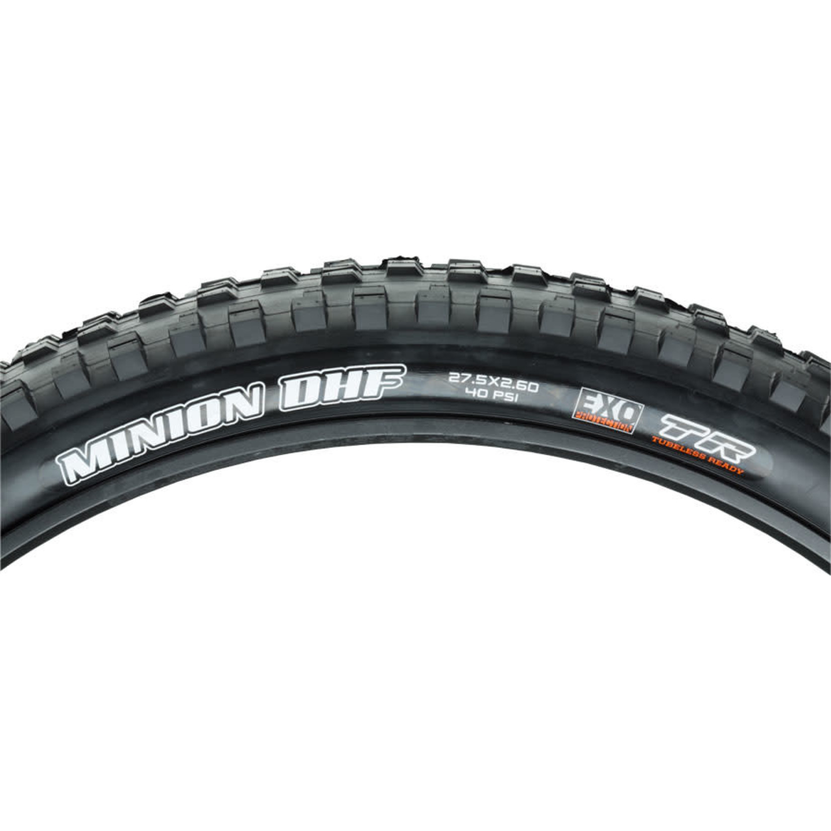 Maxxis Minion DHF Tire - 27.5 x 2.6 Tubeless Folding Black Dual EXO - Conifer Bike Shop