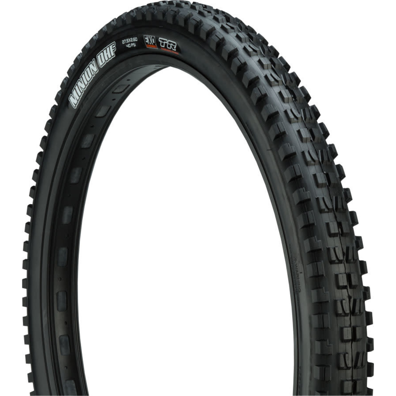 Maxxis Minion DHF Tire - 27.5 x 2.6 Tubeless Folding Black Dual EXO - Conifer Bike Shop