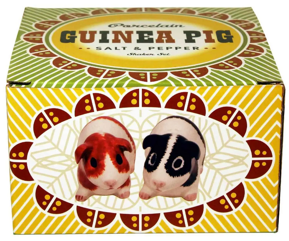 Guinea Pig Salt and Pepper Shaker - Ziya Blue