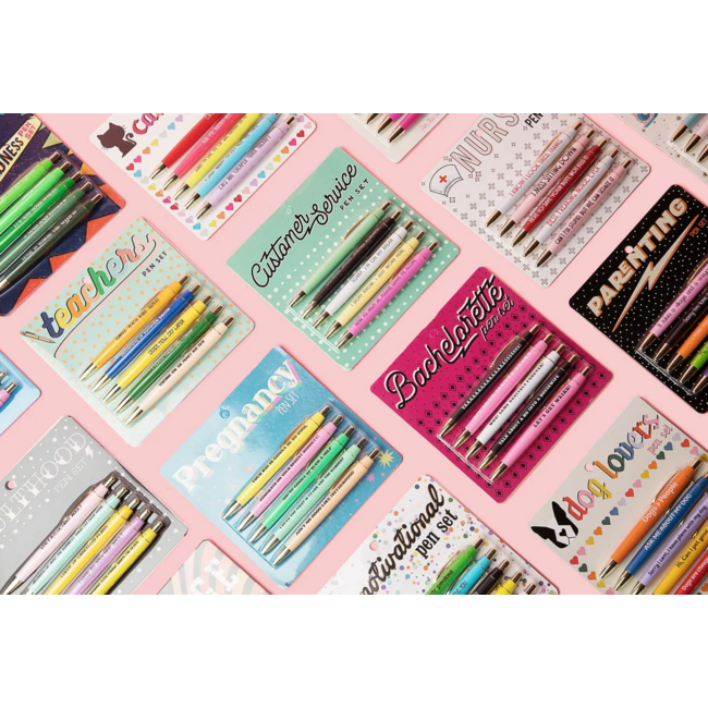 FUN CLUB Teachers Pen Set - Ziya Blue