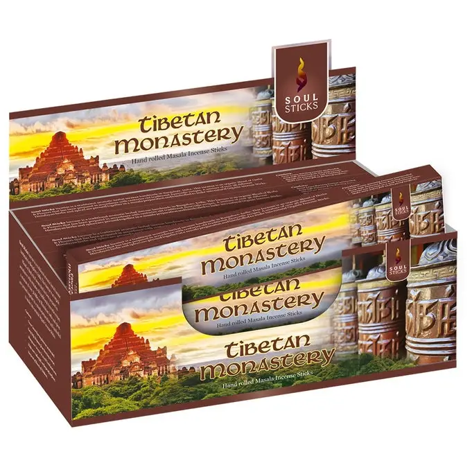 Tibetan Monastery Natural Incense Sticks - Ziya Blue