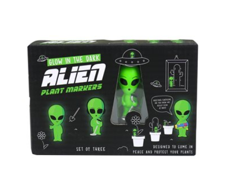 Jabco Mini Plant Pot- Aliens - Ziya Blue