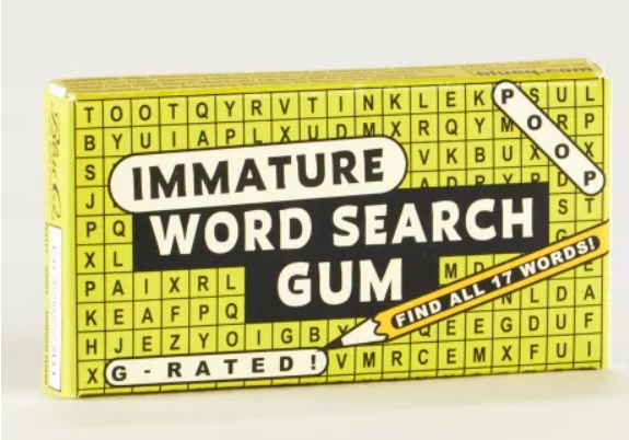 Immature Word Search Gum - Ziya Blue