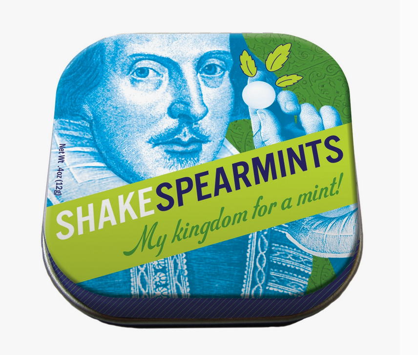 Shakespearmints Novelty Mints - Ziya Blue