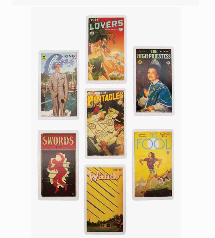 Pulp Tarot Card Deck - Ziya Blue