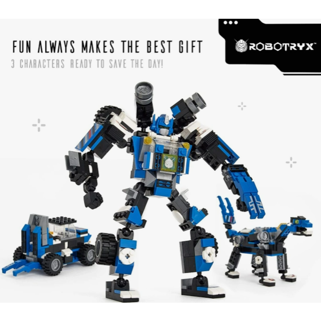 JitteryGit Robotryx 3-in-1 SnabGlider - Ziya Blue