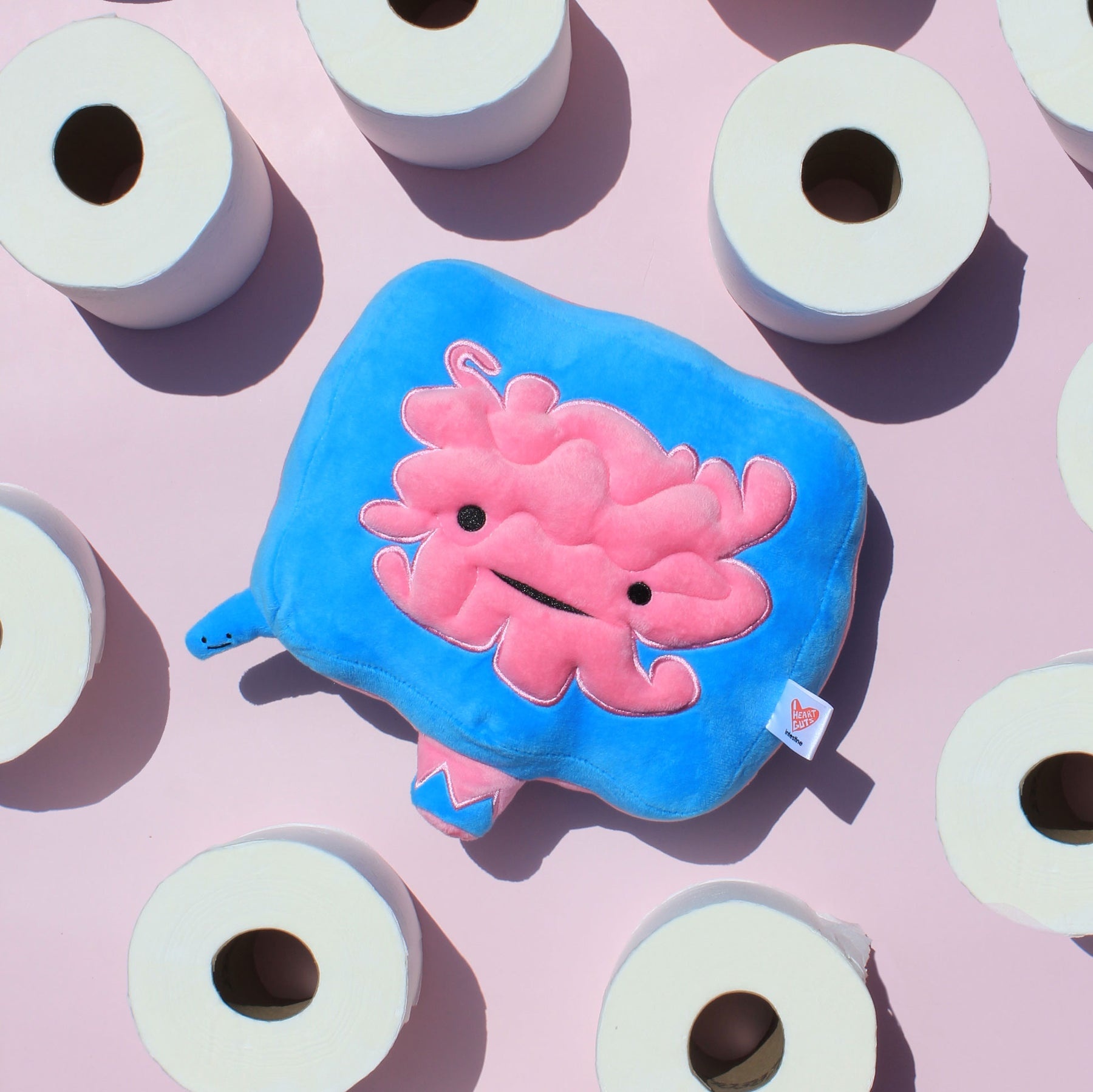 I Heart Guts Intestine Plush - Ziya Blue