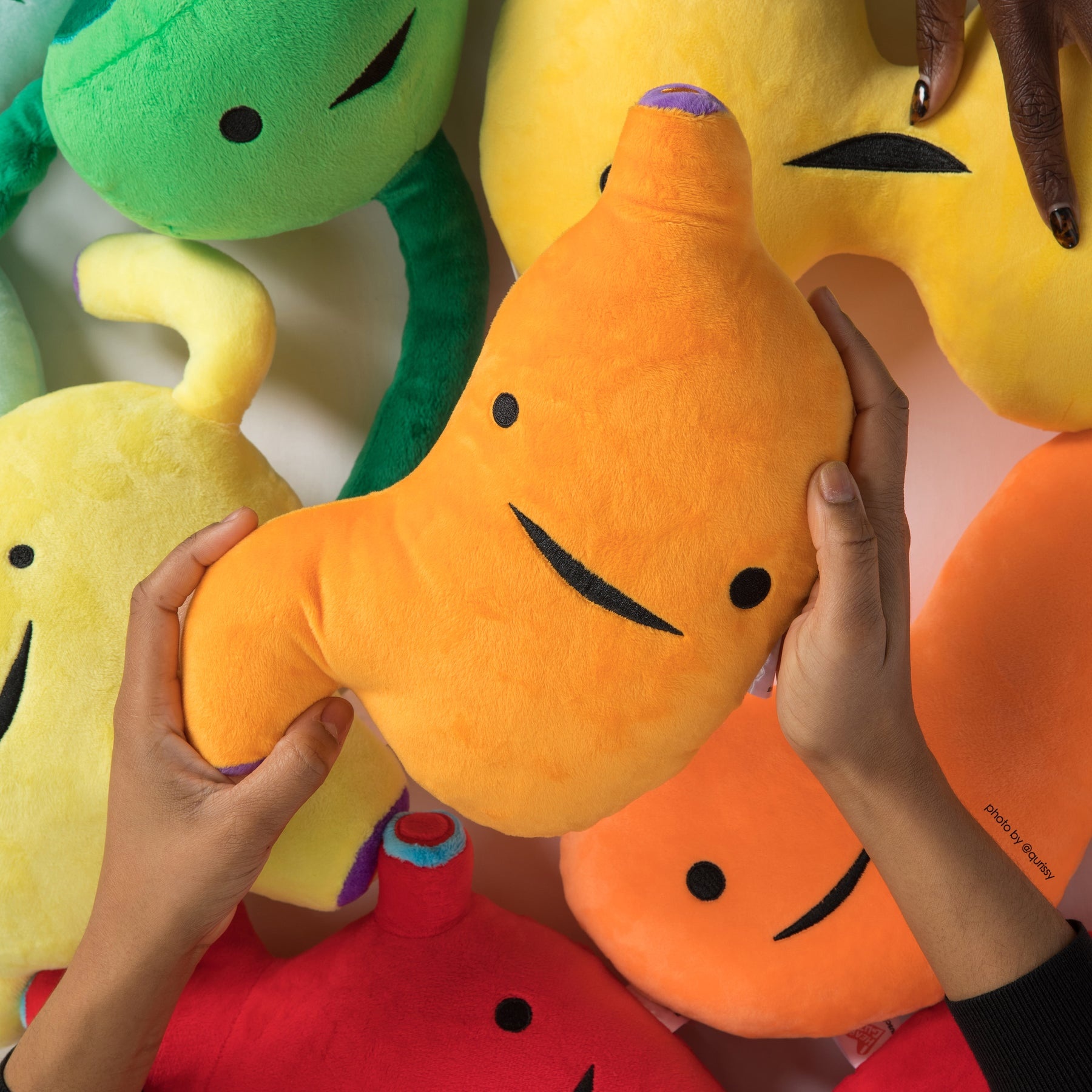 I Heart Guts Super Stomach Plush - Ziya Blue