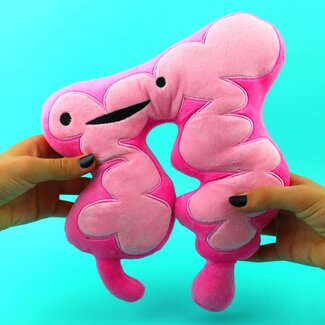 I Heart Guts Colon Plush-You Move Me - Ziya Blue