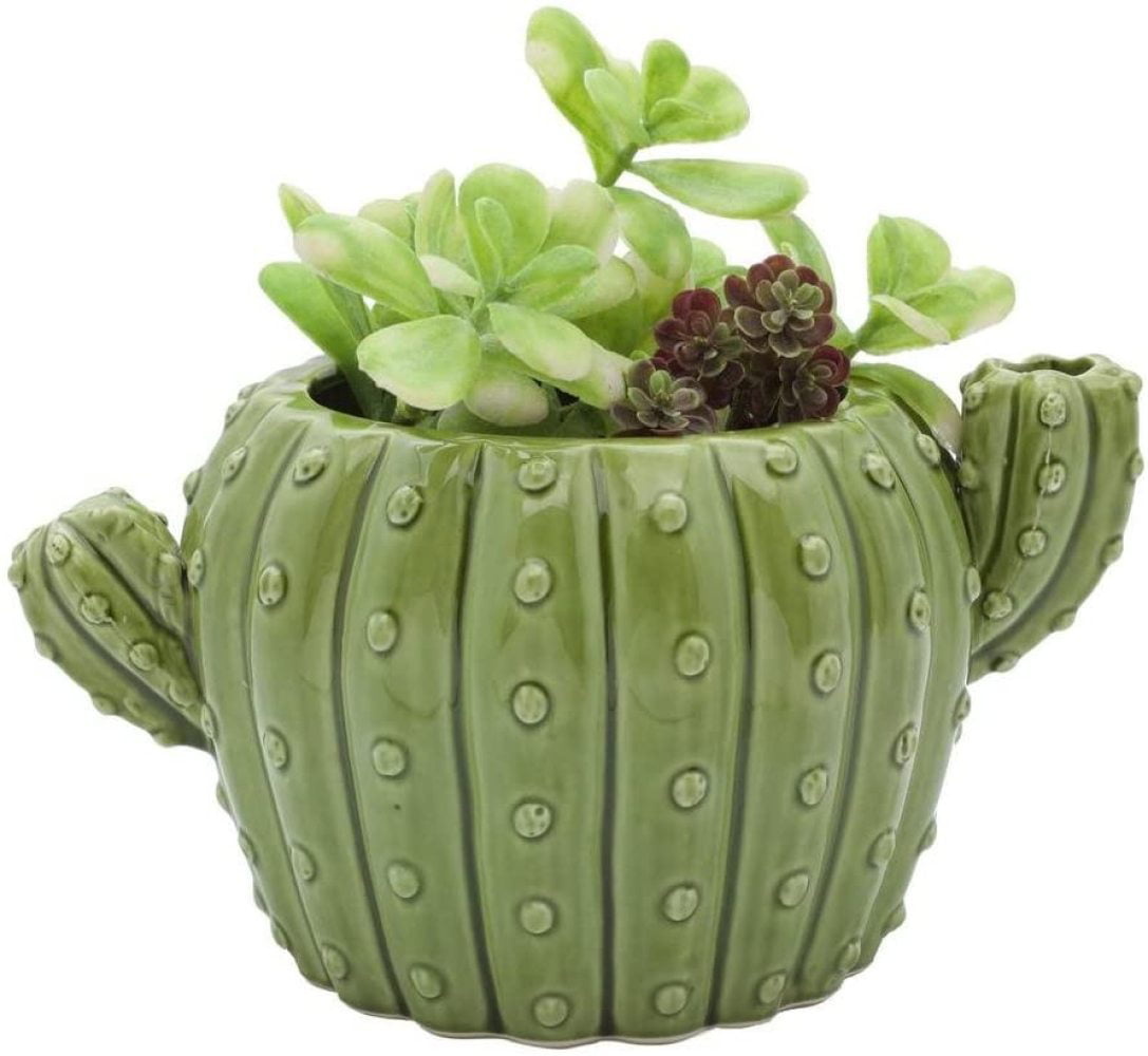 Streamline Cactus Planter - Ziya Blue