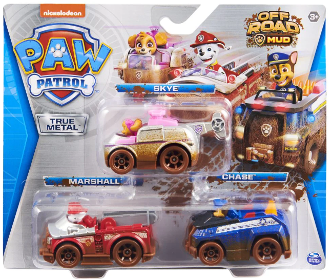 Paw patrol racers 3 pack store
