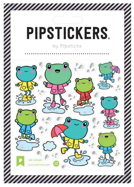 Hop & Splash Stickers - Ziya Blue