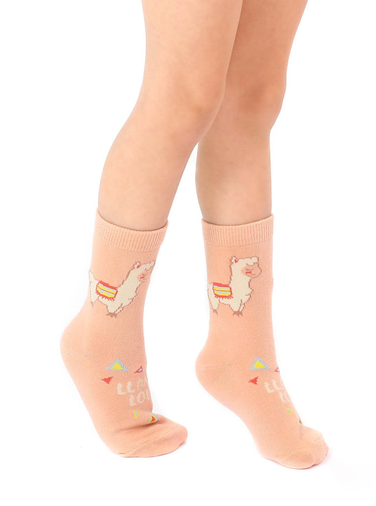 Living Royal 3D Llama Socks - Ziya Blue