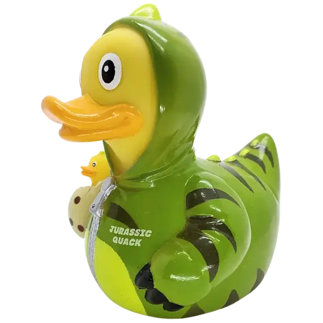 Jurassic Quack Rubber Duck - Ziya Blue