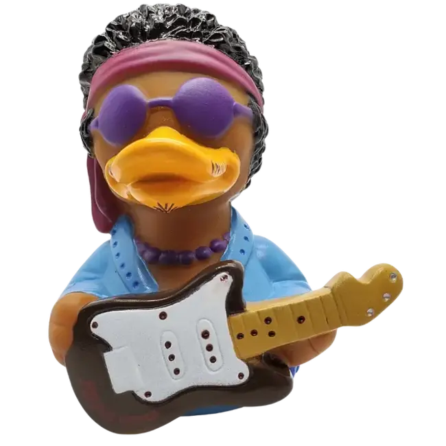 Purple Waves Rubber Duck - Ziya Blue