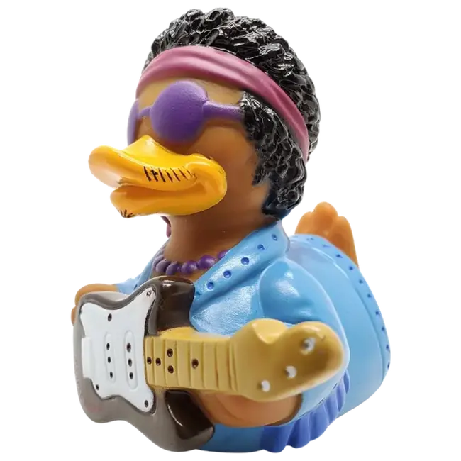 Purple Waves Rubber Duck - Ziya Blue