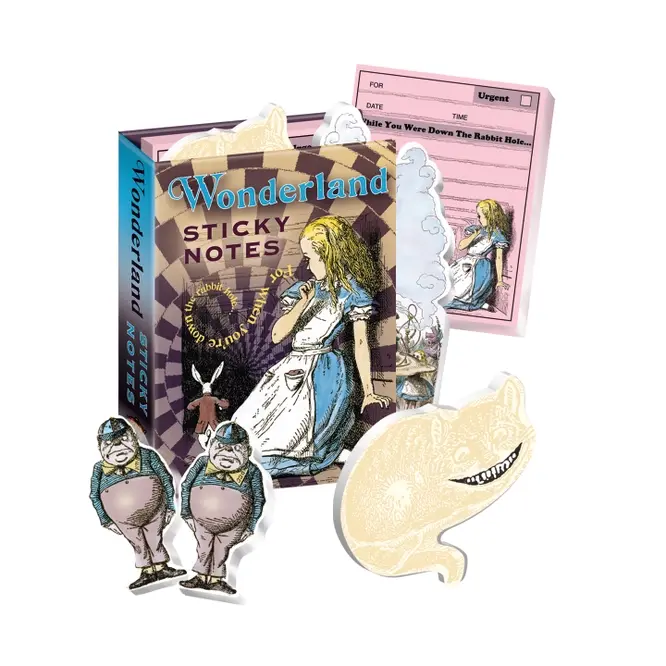 Wonderland Sticky Notes - Ziya Blue